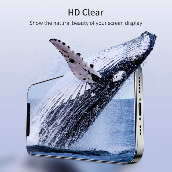 iPhone 12 Pro/iPhone 12 Tempered Glass Screen Protector - 2 Packs [Dou ...